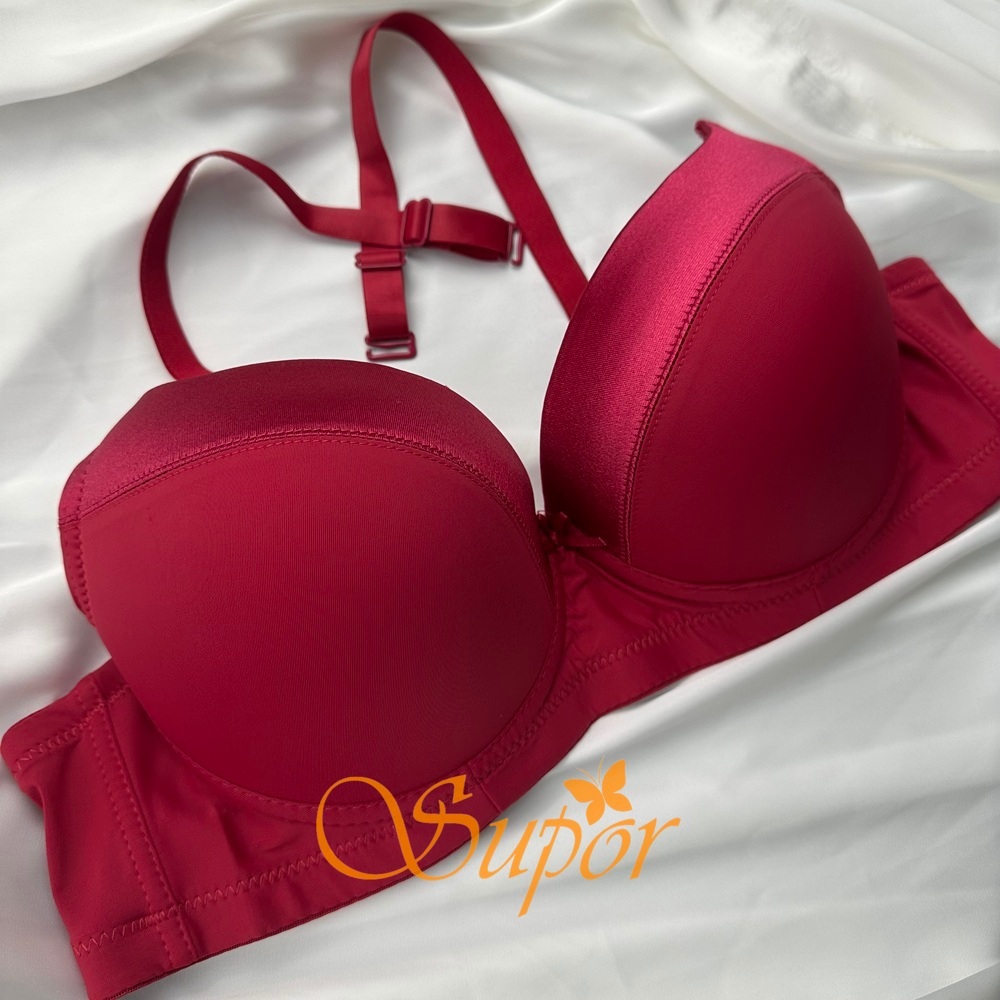 Supor Plus Size Cup D #38~48 Wired Full Coverage Plain & Glossy Padded ...