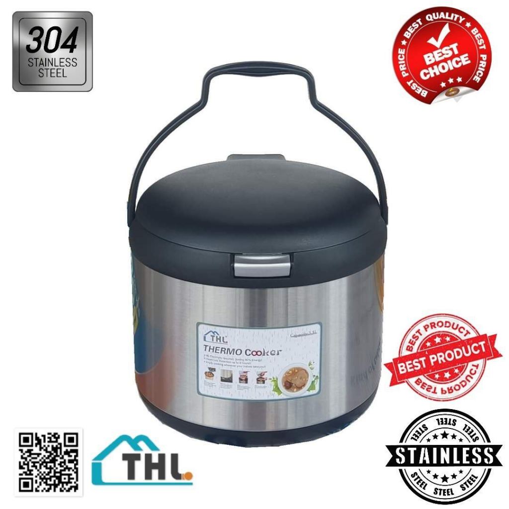 THL 3.5L THERMO COOKER POT MULTI-FUNCTION THERMAL COOKING POT 3.5L ...