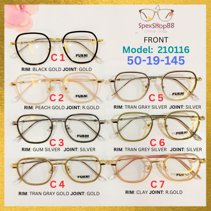 MODEL 210116 |50-19-145 | FURNI | METAL | PLASTIC | UNISEX | FRAME ...