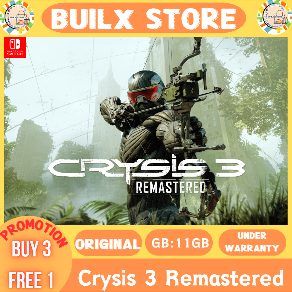 Crysis 3 Remastered Nintendo Switch Digital Game ( BUY 3 FREE 1) | Shopee Malaysia