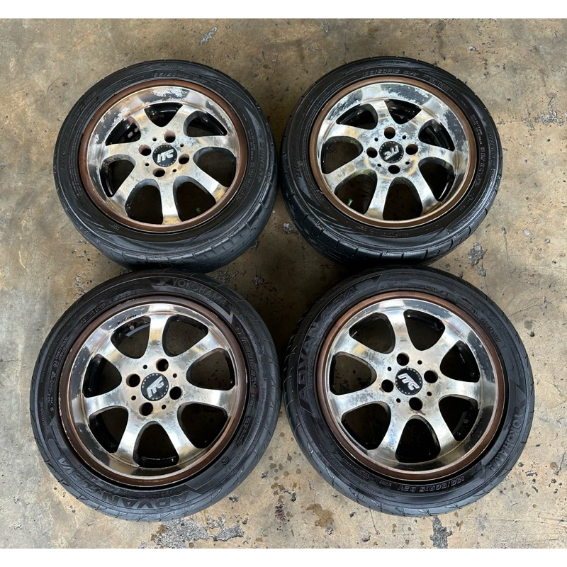 Original Rays ITC Sport Sport Rim Made in Japan For Honda Jazz GD3 Jazz Fit GE6 GE8 Ori Used ...