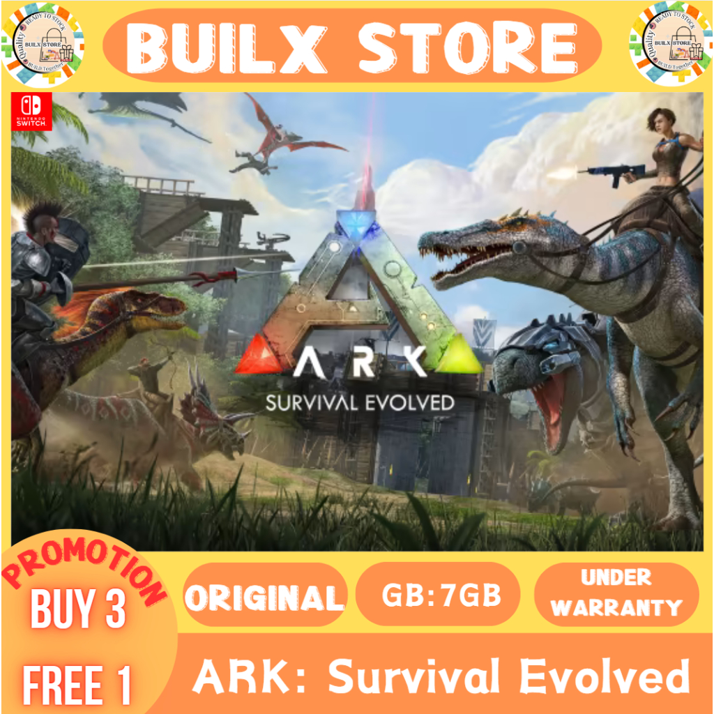ARK: Survival Evolved Nintendo Switch Digital Game ( BUY 3 FREE 1) | Shopee Malaysia