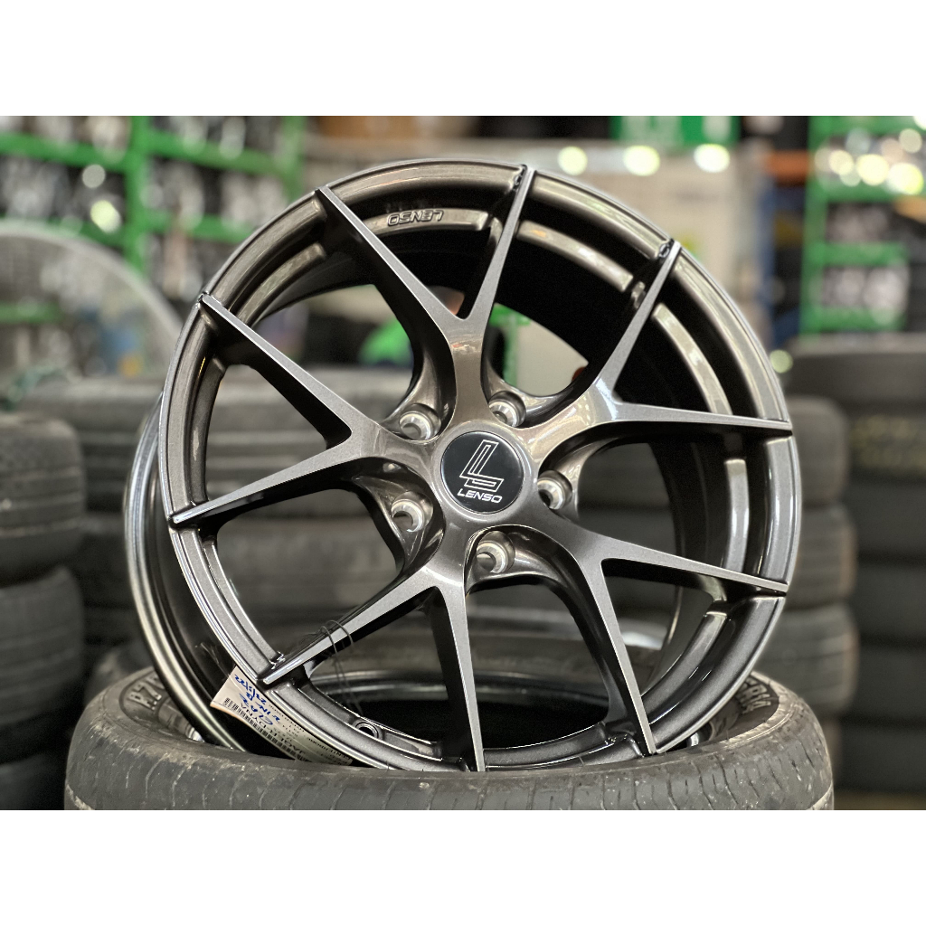 NEW 17X7.5J Lenso Jager Dyna Rim (set of 4) Hyper Dark 5X114.3 for Civic Camry Lancer CX3 CX30 ...