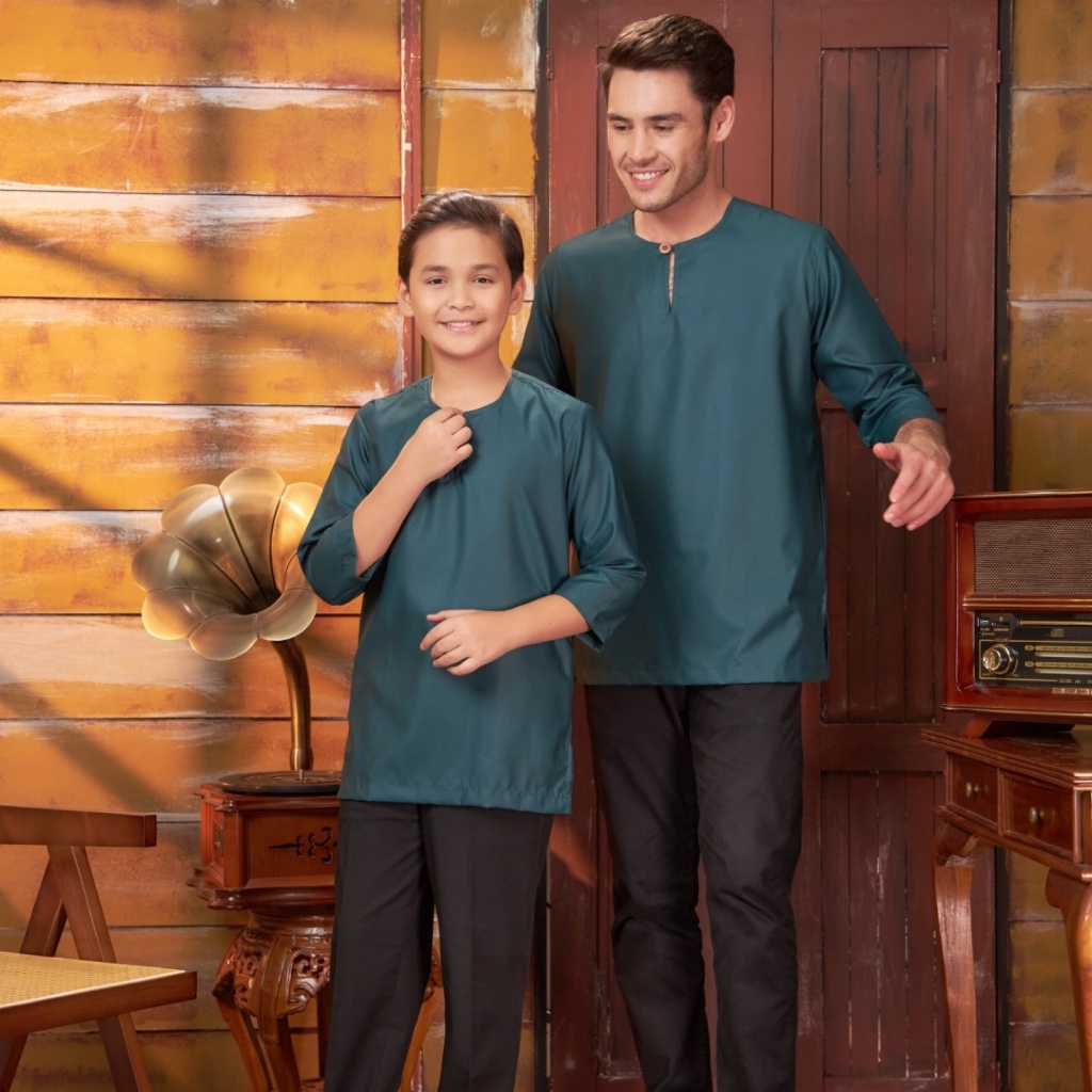 KURTA 𝐄𝐌𝐄𝐑𝐀𝐋𝐃 𝐆𝐑𝐄𝐄𝐍 BY HARRAZ.HQ | Shopee Malaysia