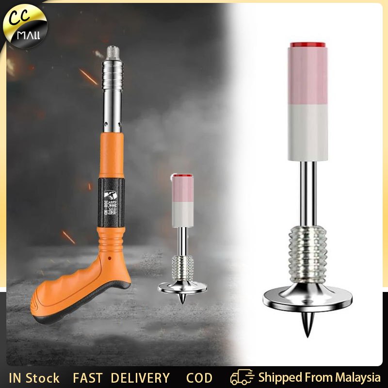 50Pcs 7.3mm Threaded Nail Screw Nail with Nut M8 Integrated Nail for ...