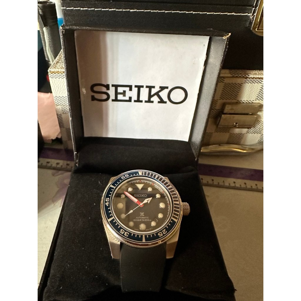 Seiko Mod vintage Samurai NH35 Seiko movement 42mm sapphire glass 200m ...