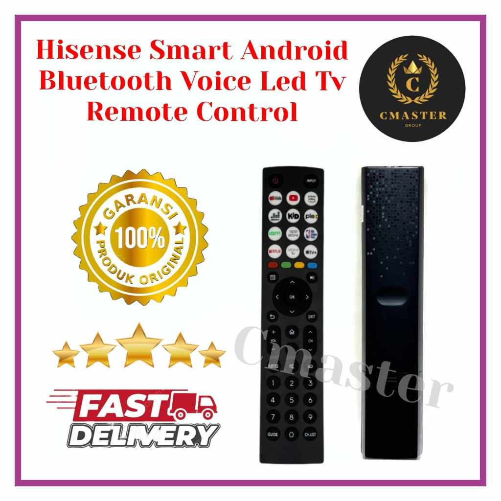 100% Original Hisense Smart Android Bluetooth Voice Led Tv Remote ...