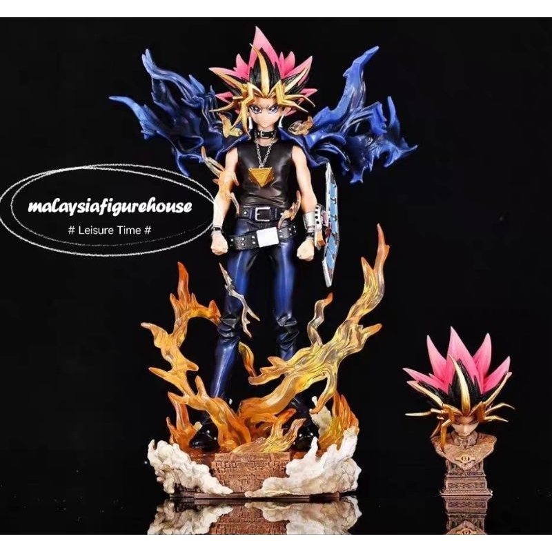 🔥READY STOCK🔥30CM YU-GI-OH ANIME AFTERSHOCK YUGI MOTO ATEM COPY RESIN ...