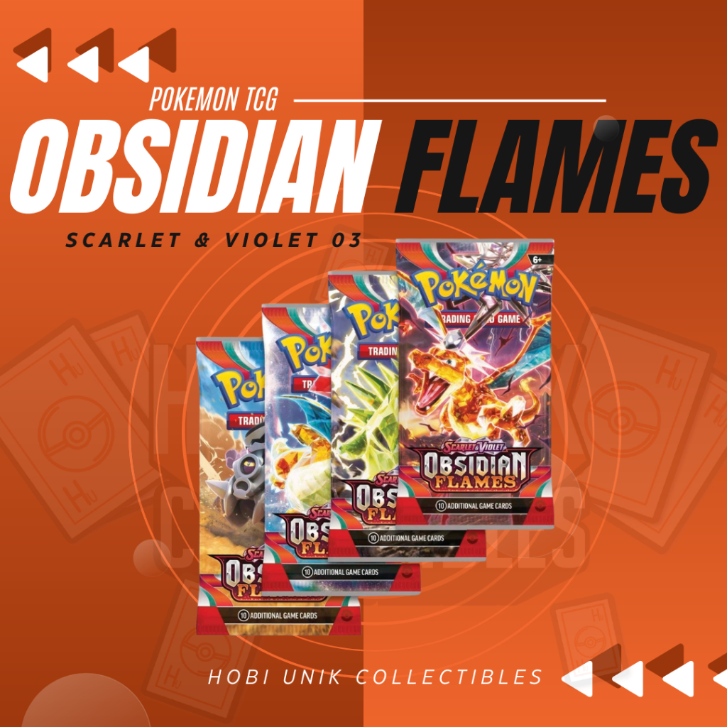 (Live Rip)[OBF] Pokemon TCG : Obsidian Flames Packs | Shopee Malaysia
