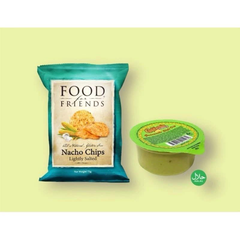 🔥READY STOCK🔥 Food for Friends Nachos Chip with Guacamole Dip | Shopee ...