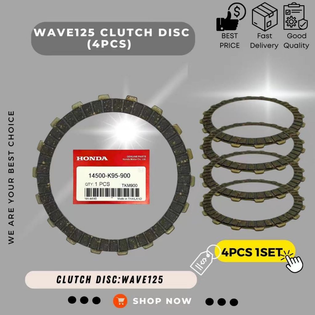 WAVE125 WAVE 1SET CLUTCH DISC YAMAHA HONDA AUTO CLUTCH SET DISC YTZ5 ...