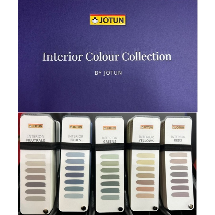 JOTUN INTERIOR COLOUR COLLECTION (5 X FANDECK) | Shopee Malaysia