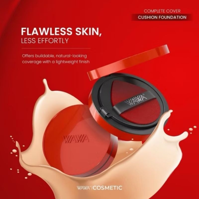 WAWA COMPLETE COVER CUSHION FOUNDATION | Shopee Malaysia