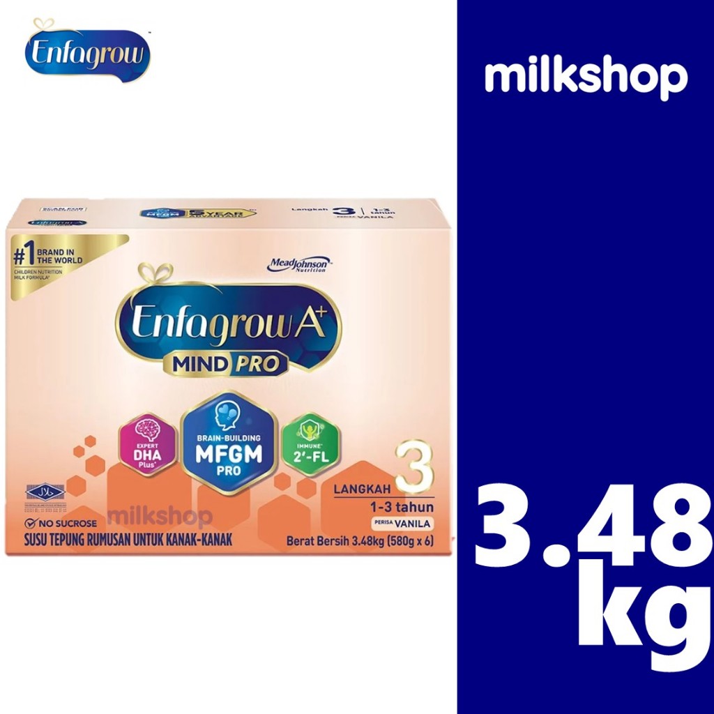 Enfagrow A+ Step3 3.48kg Vanila Vanilla Step 3 Enfa Box Mindpro MGFM ...