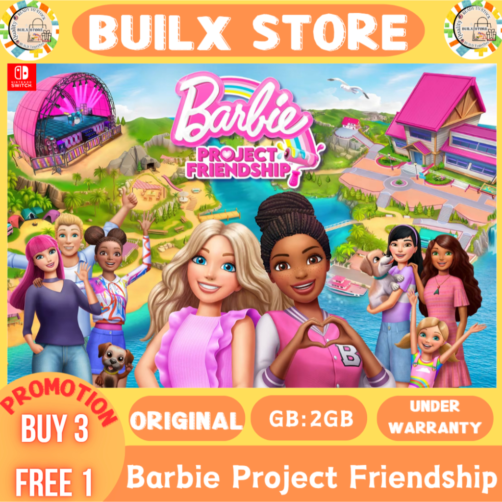 Barbie Project Friendship Nintendo Switch Digital Game ( BUY 3 FREE 1 ...