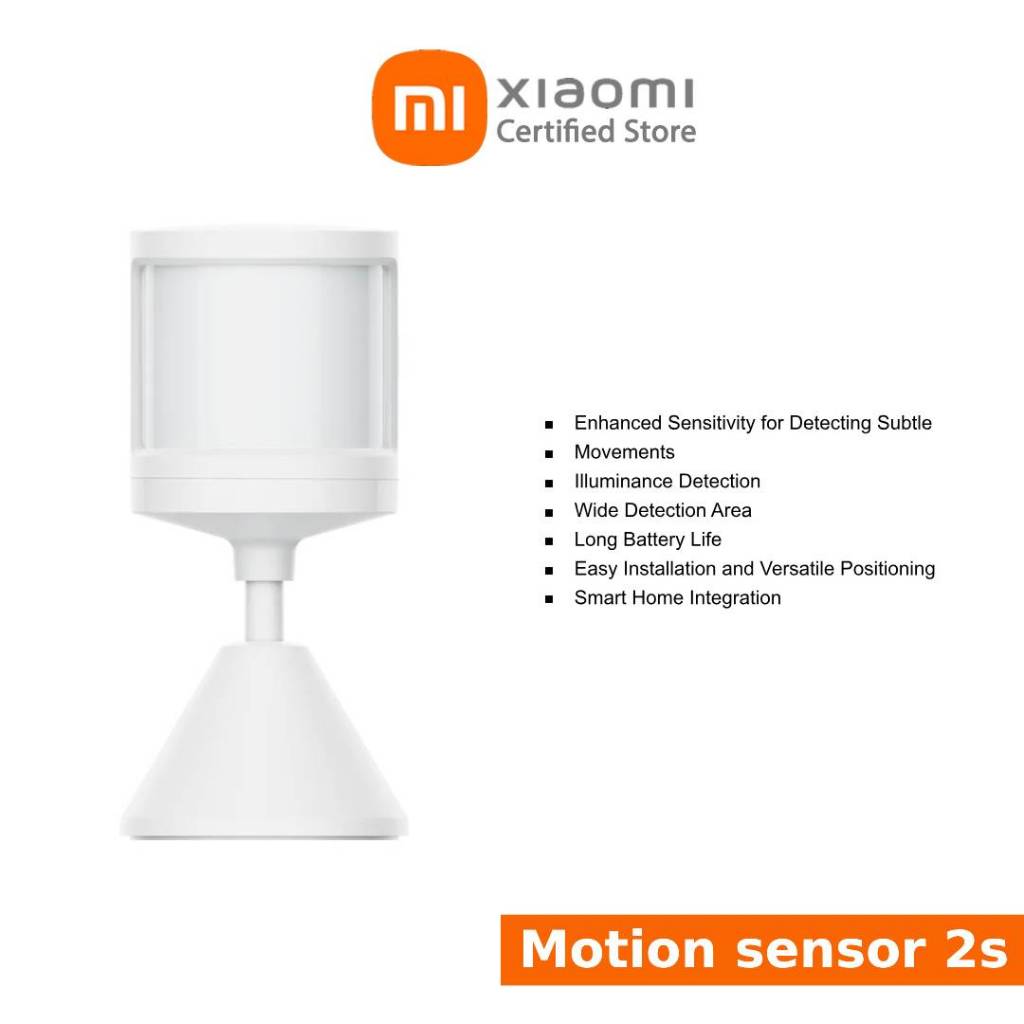 Xiaomi motion sensor 2s | Enhanced Sensitivity | Illuminance Detection ...