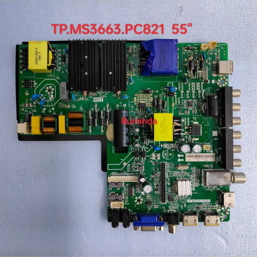 TP.MS3663.PC821 MAINBOARD/MOTHER BOARD TV 55" ORIGINAL cb mainboard | Shopee Malaysia