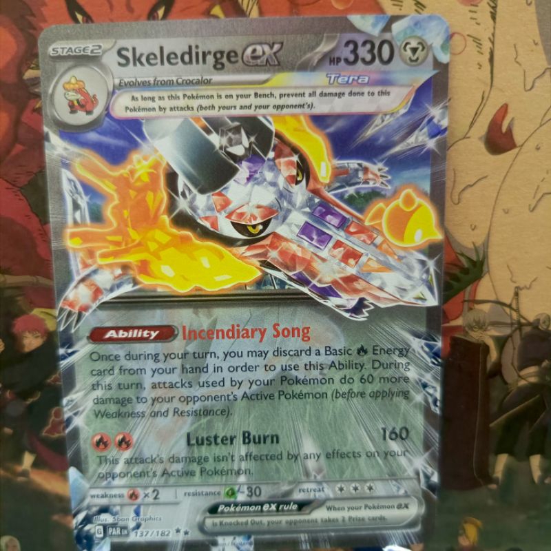 Skeledirge ex - 137/182 - Ultra RareScarlet & Violet: Paradox Rift Singles | Shopee Malaysia