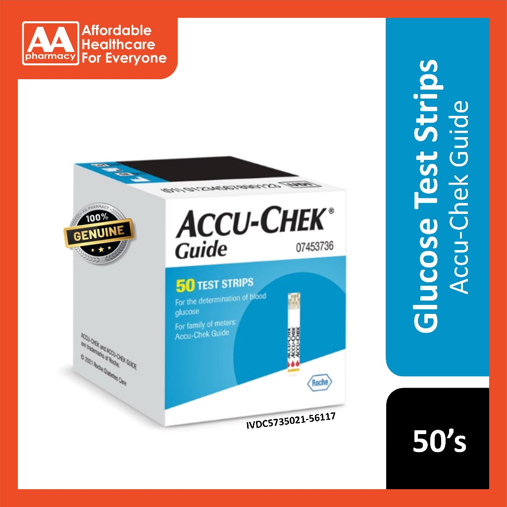 Accu-Chek Guide Glucose Test Strip 50's | Shopee Malaysia