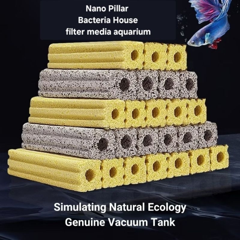 Nano Pillar Bacteria House High Grade Biological Filter Media Aquarium ...