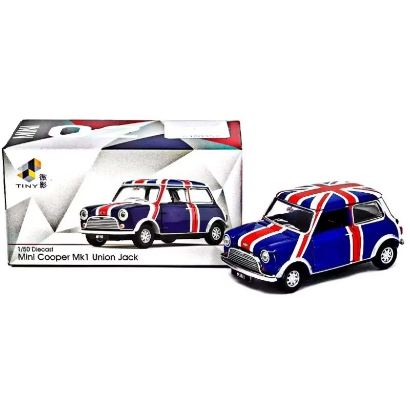 Tiny City 1/50 Mini Cooper MK1 Union Jack RHD | Shopee Malaysia