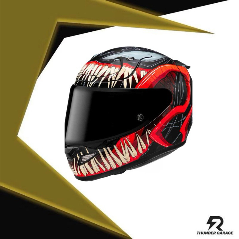HJC RPHA 12 Venom 3 Marvel Full Face Helmet (Original 100%) | Shopee ...