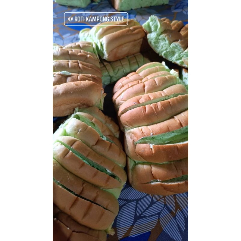 ROTI KRIM PANDAN ROTI MURAH HOMEMADE ROTI KRIM KAMPONG ROTI SEDAP MURAH ...