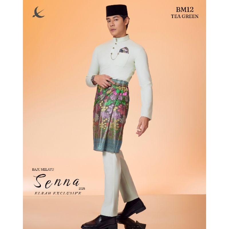 Elrah Exclusive Raya 2025 Tea Green | Shopee Malaysia