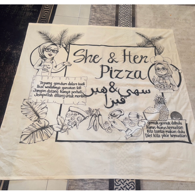 KAIN RENTANG @ BANNER KLASIK (KAIN BELACU) HANDMADE 100% TULISAN TANGAN ...