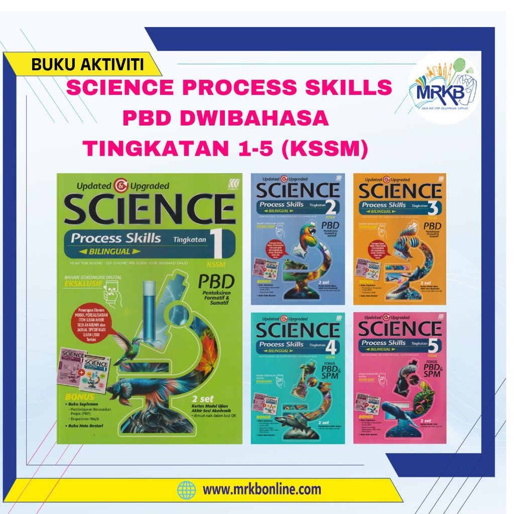 SCIENCE PROCESS SKILLS PBD DWIBAHASA TINGKATAN 1-5 (KSSM) | Shopee Malaysia
