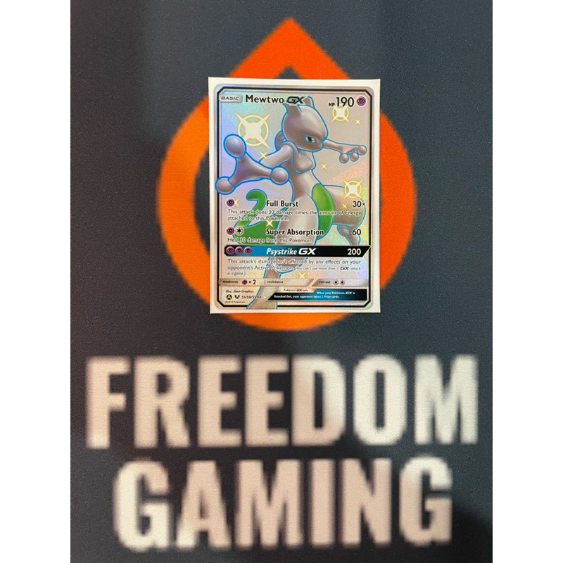 Pokemon TCG Hidden Fates - Mewtwo GX Shiny (Mint) | Shopee Malaysia