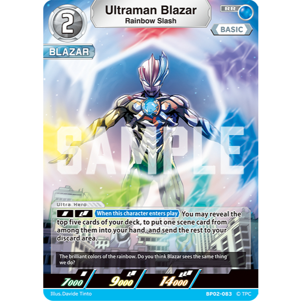 Ultraman Card Game Ultraman Blazar Rainbow Slash (BP02-083) | Shopee Malaysia