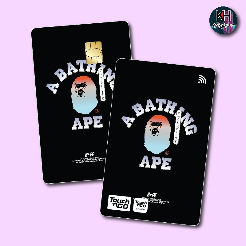 BAPE - TOUCH N GO CARD / ATM CARD STICKER COVER, TNG CARD, BANK CARD ...