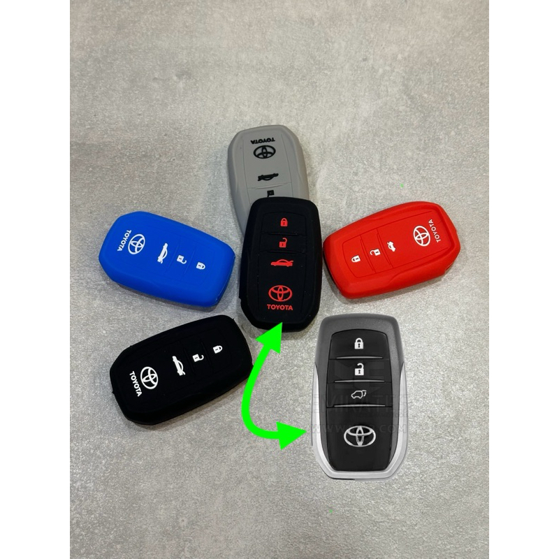 Toyota harrier Camry hybrid fortuner zenix innova silicone remote cover ...