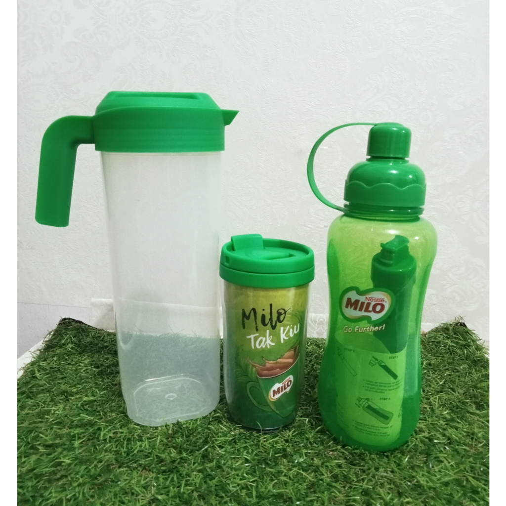Assorted Milo Plastic Tumbler Plastic Container Milo Merchandise ...