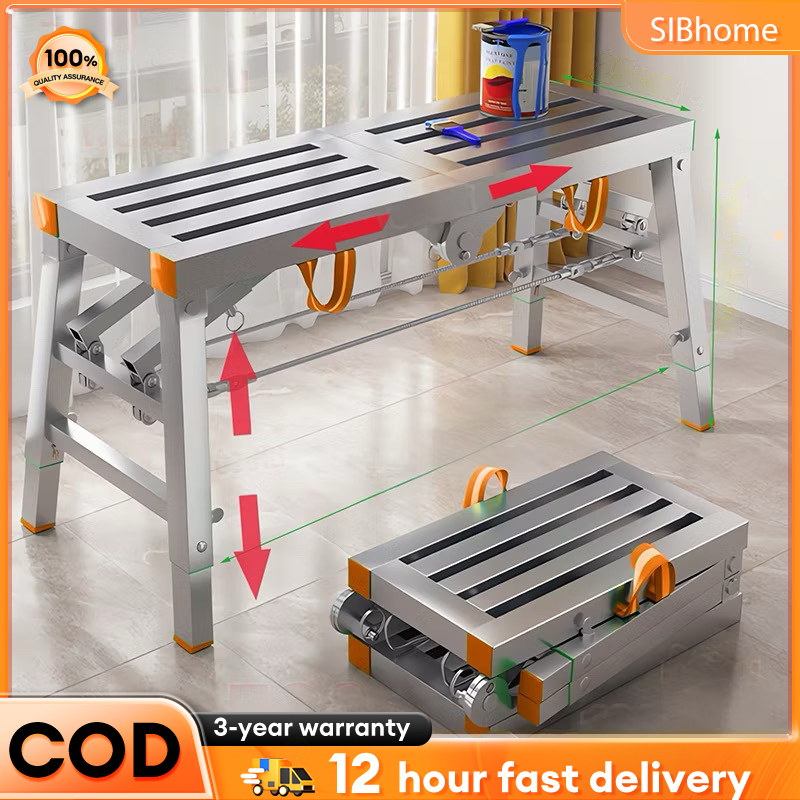 1.2/1.4/1.6/1.8/2M Foldable Working Platform Retractable Work Platform ...