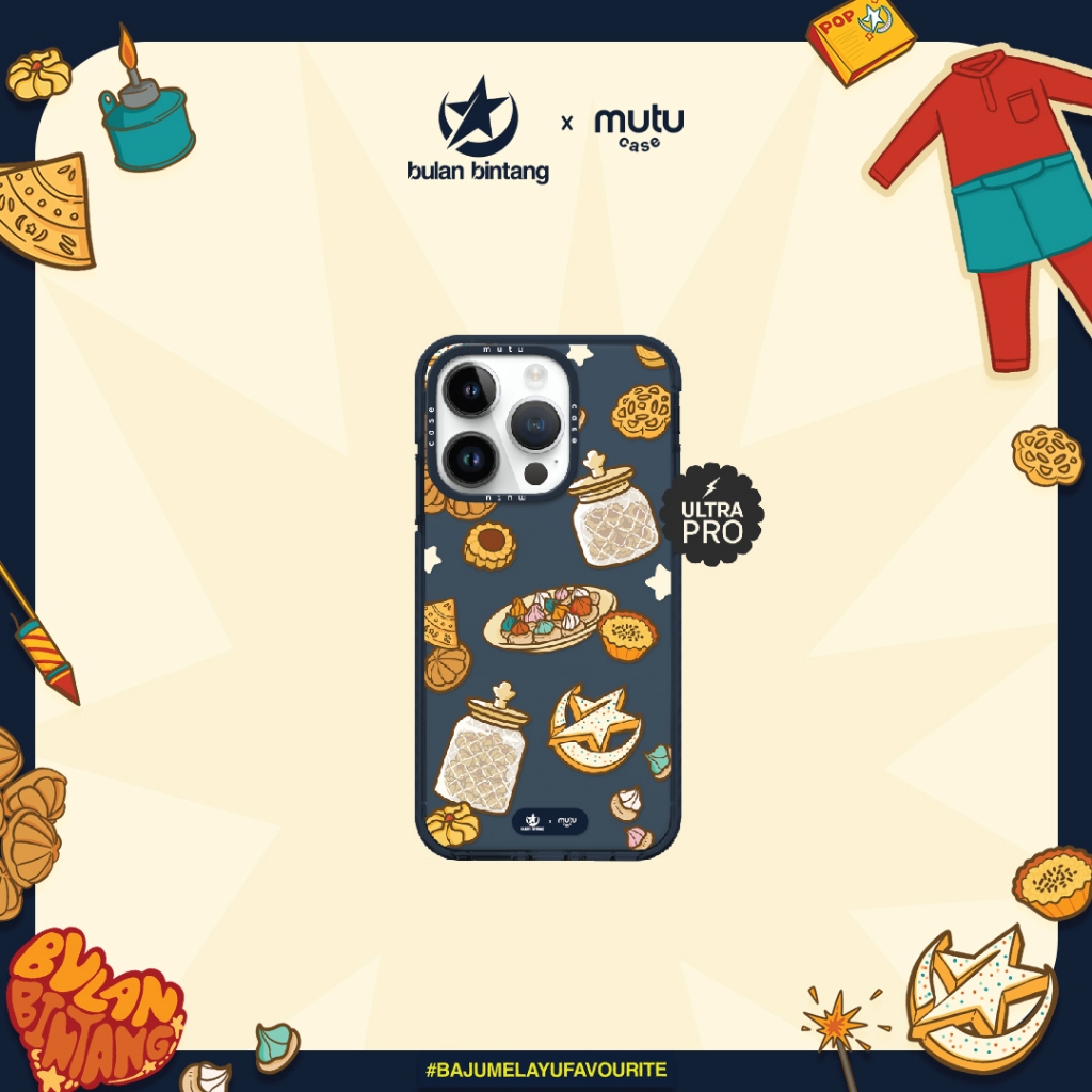 Kuih Raya - Bulan Bintang x Mutu Case (Powered by Ultra Pro) Compatible with iP16PROMAX | Shopee ...