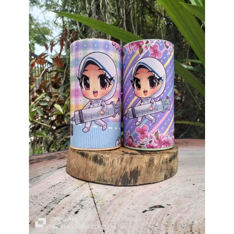 TABUNG CUSTOM DESIGN PENUTUP BOLEH OPEN | Shopee Malaysia