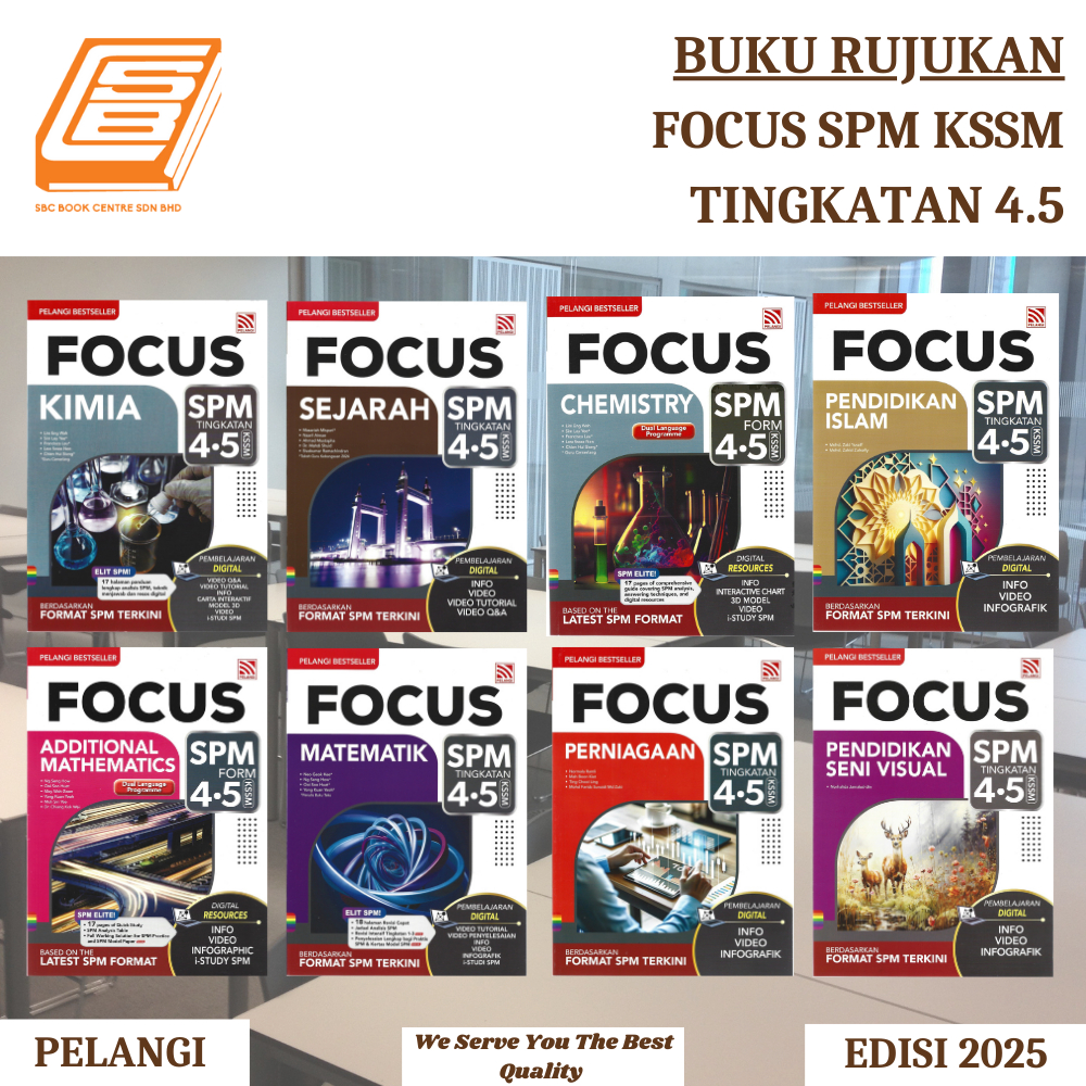 [SBCB] Buku Rujukan : Focus SPM KSSM Tingkatan 4.5 ( Pelangi ) | Shopee ...