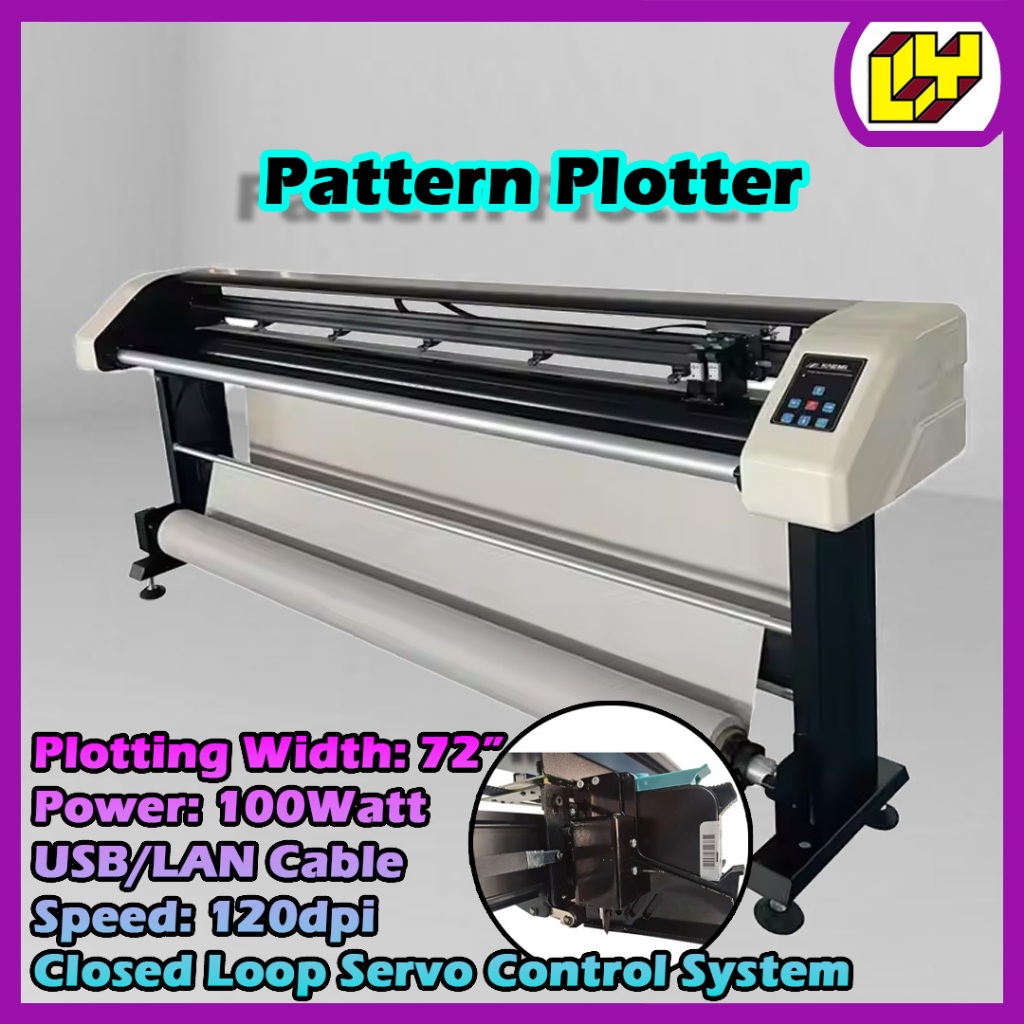 Pattern Plotter Plotting Machine USB/LAN Port Connection Fast Printing Inkjet Paper Patter ...