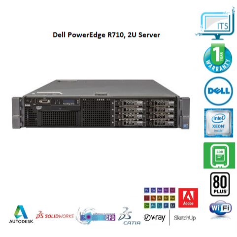 🚀 Dell PowerEdge R710, 2U Server | 2x Xeon X5690 (24-Threads @3.73GHz ...