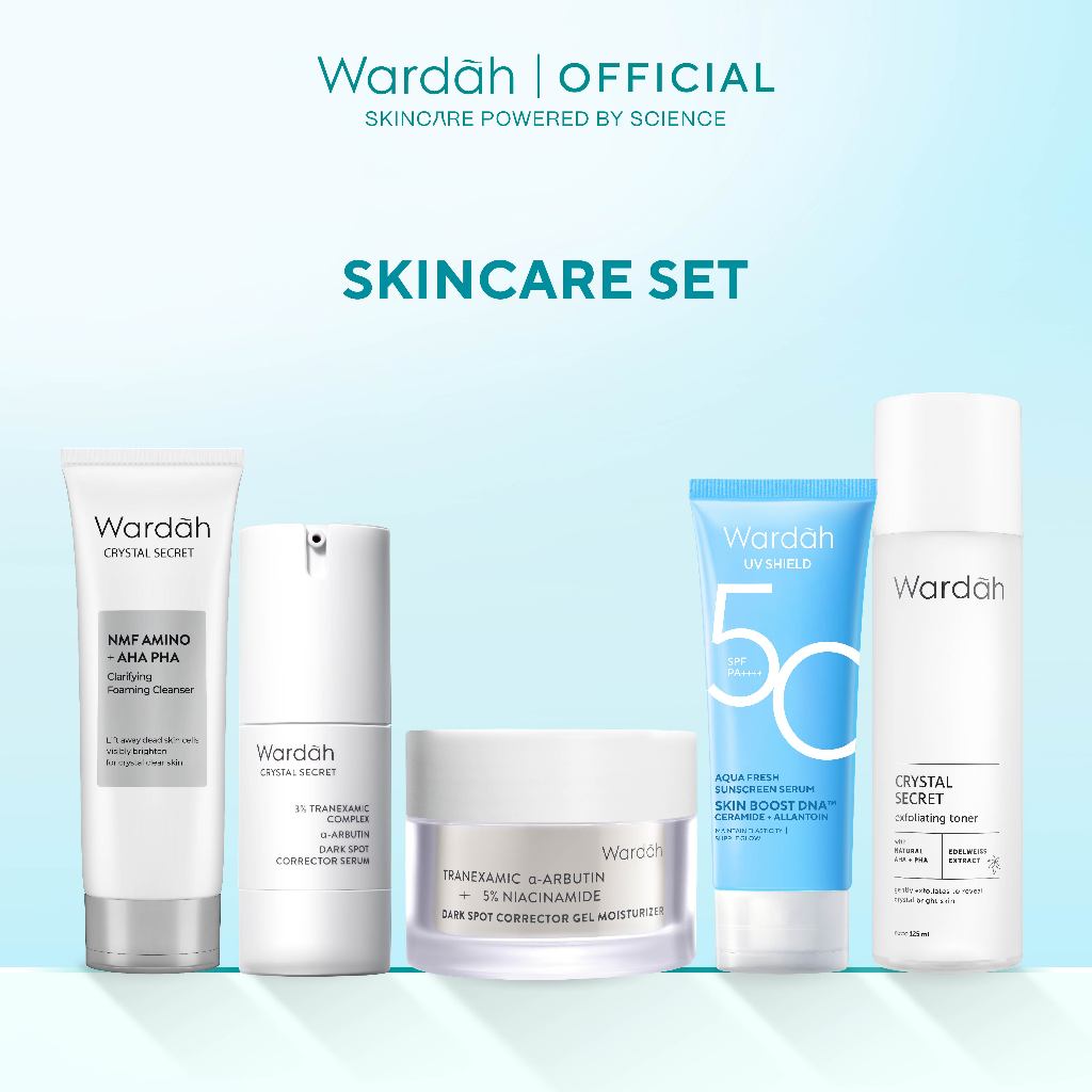 Wardah Skincare Set - Mix Series for Skin Problem Solutions - Complete ...