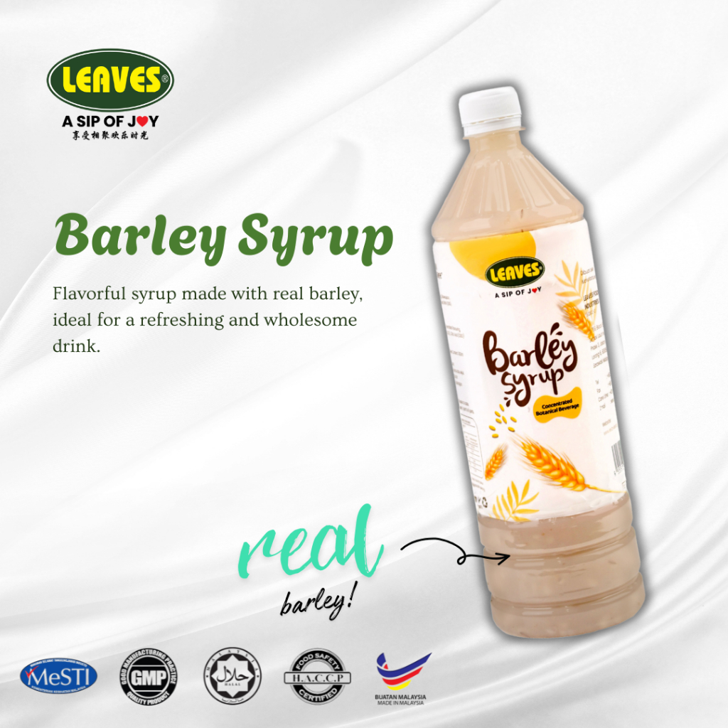 Leaves Barley Juice Syrup - Sirap Barli 薏米汁 (1L / 1000ML) | Shopee Malaysia