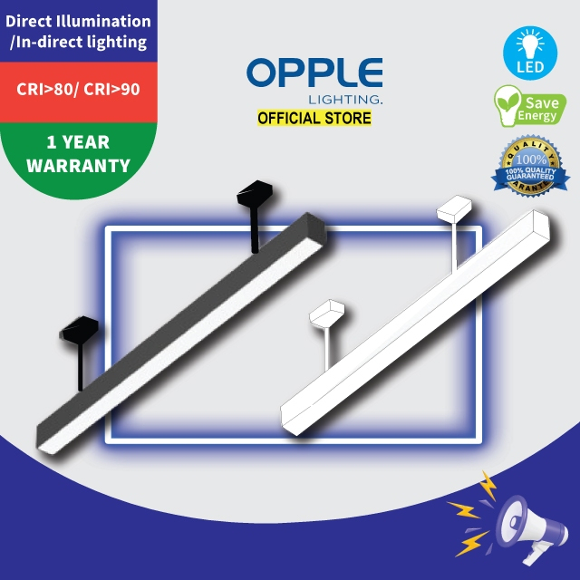 OPPLE LED Linear U2 Lighting System 4000K/5700K- install for Suspension ...