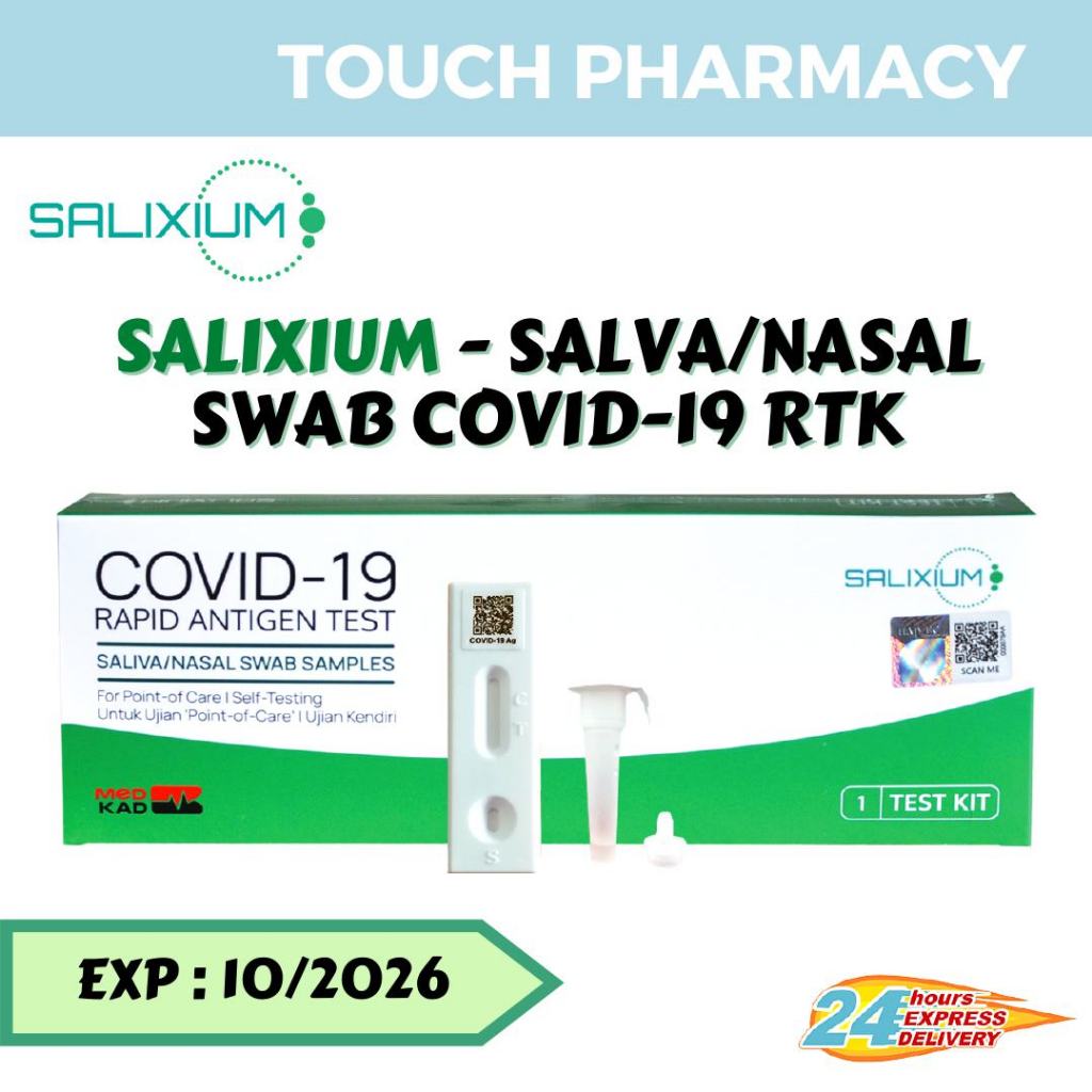 [Ready stock] (EXP : 1/2027) SALIXIUM - Covid 19 Saliva Antigen Test ...
