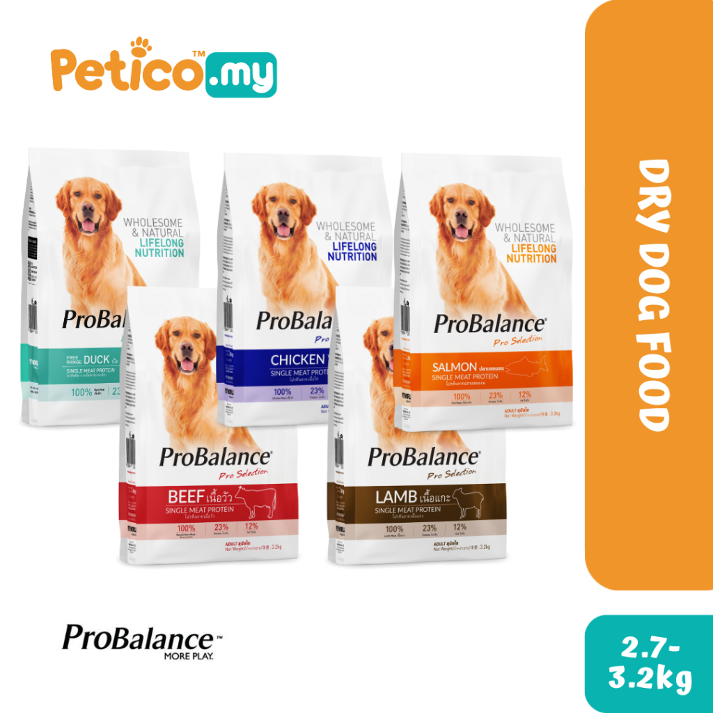 ProBalance 2.7 & 3.2KG Dry Dog Food (Duck / Salmon / Beef / Chicken ...