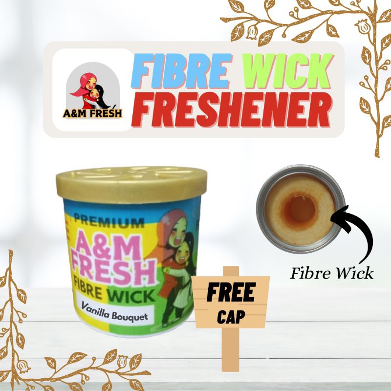 A&M Fresh Fibre Wick Air Freshener 80g/initial/car perfume/home ...