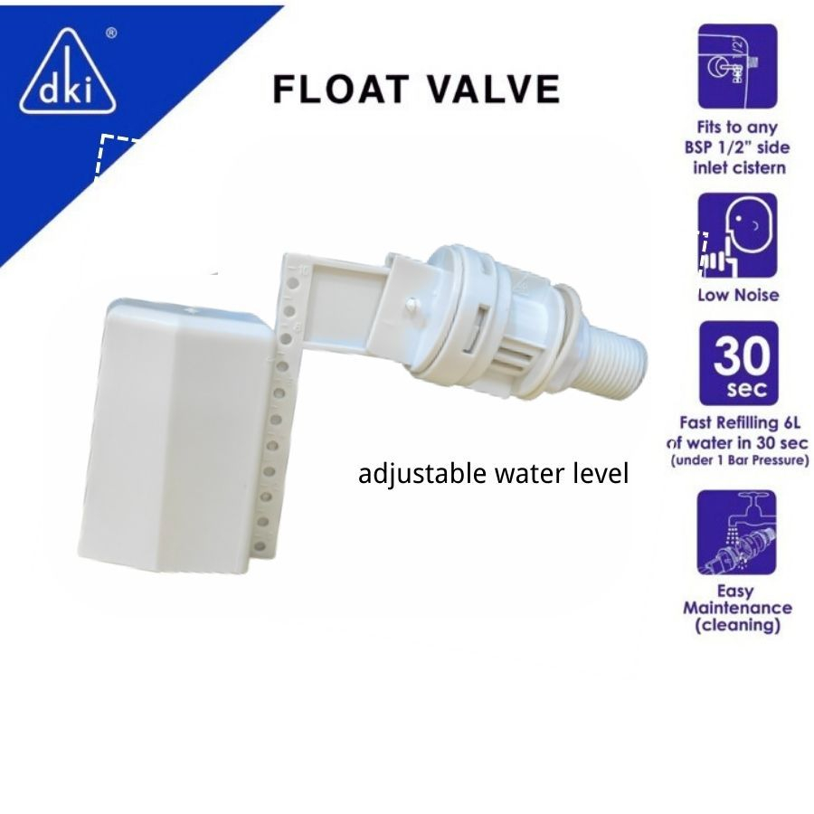 DKI Auto Valve for cistern / Pelampung tangki Tandas / Plastic inlet ...