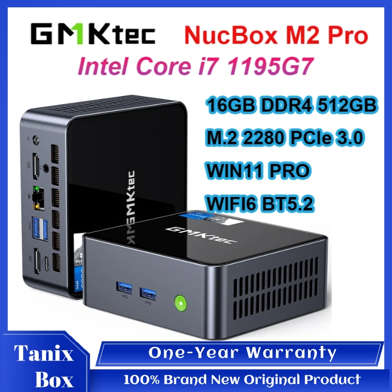 GMK NucBox M2 Pro MINI PC Intel Core i7-1195G7 DDR4 WIFI6E BT5.2 ...