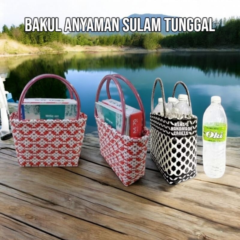 READY STOCK!! BAKUL ANYAMAN 4x SULAM TUNGGAL SIZE M SARAWAK CRAFT #RAGA BY KAK SHA | Shopee Malaysia